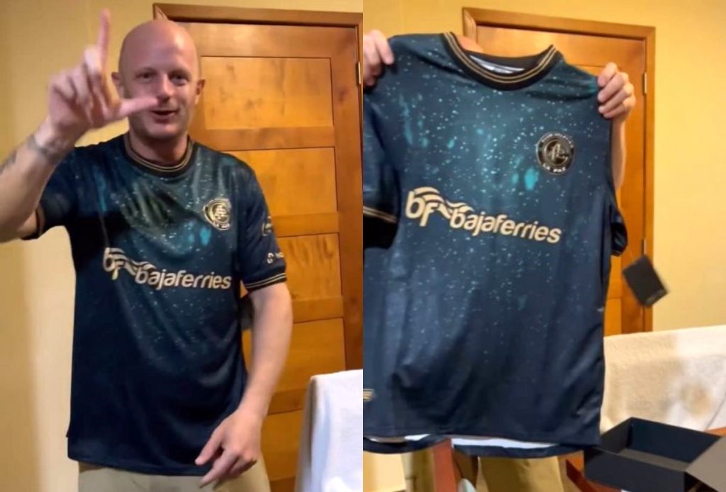 Facundo luce jersey del Atlético La Paz en redes sociales