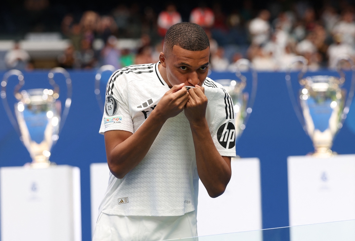 Mbappé en su presentación con el Real Madrid: "Voy a dar la vida"