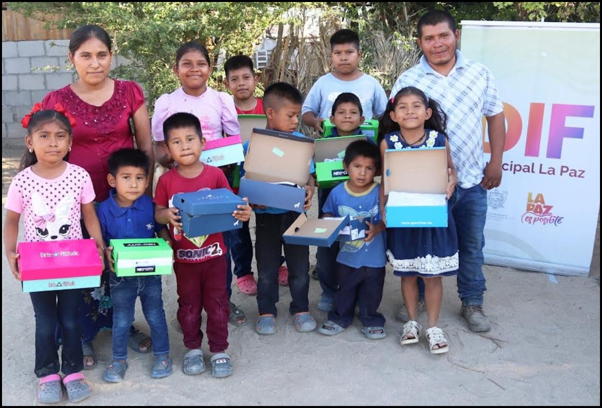 DIF La Paz inicia programa "Zapatón 2024" para apoyar a niños