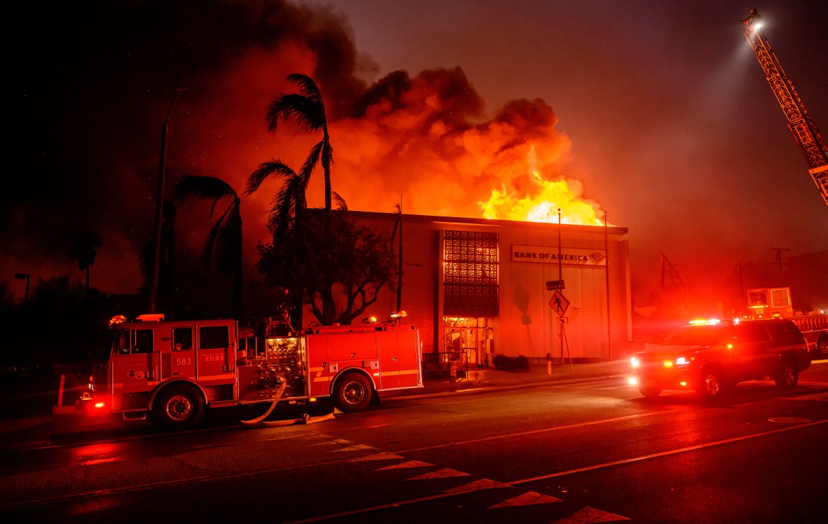 Incendio en Los Ángeles: las FOTOS más impresionantes de la catástrofe