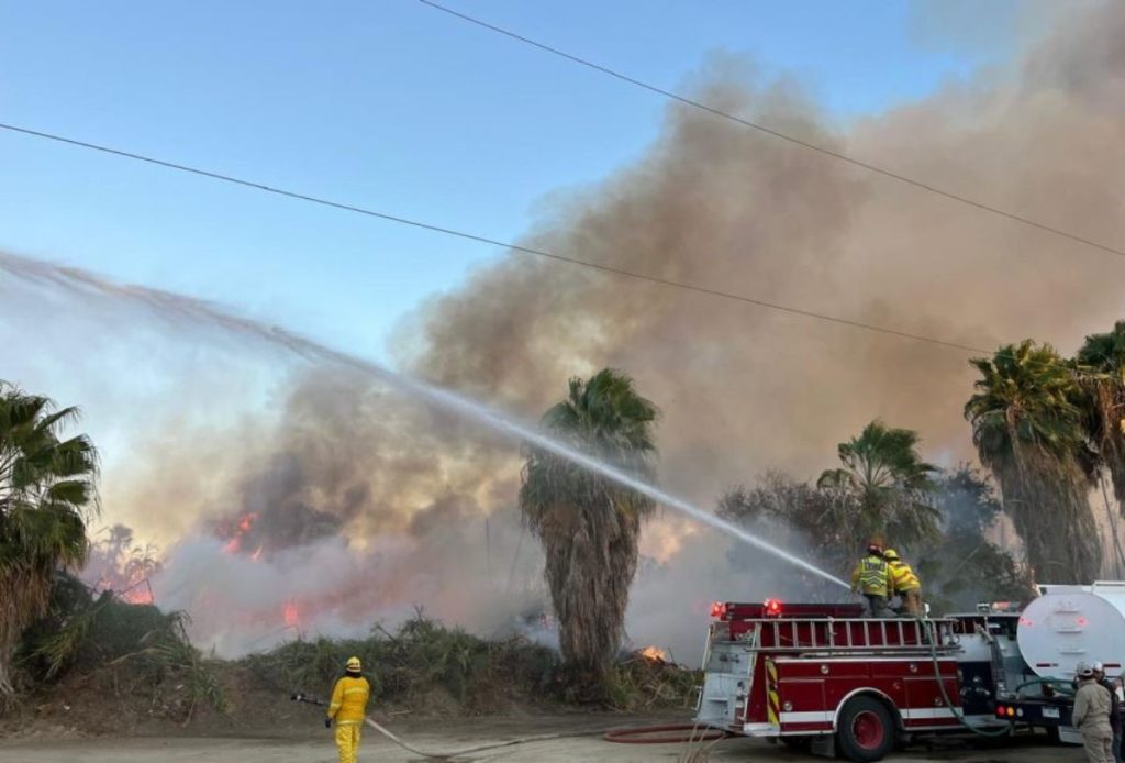 Los Cabos: Controlan incendio cerca del Estero de SJC