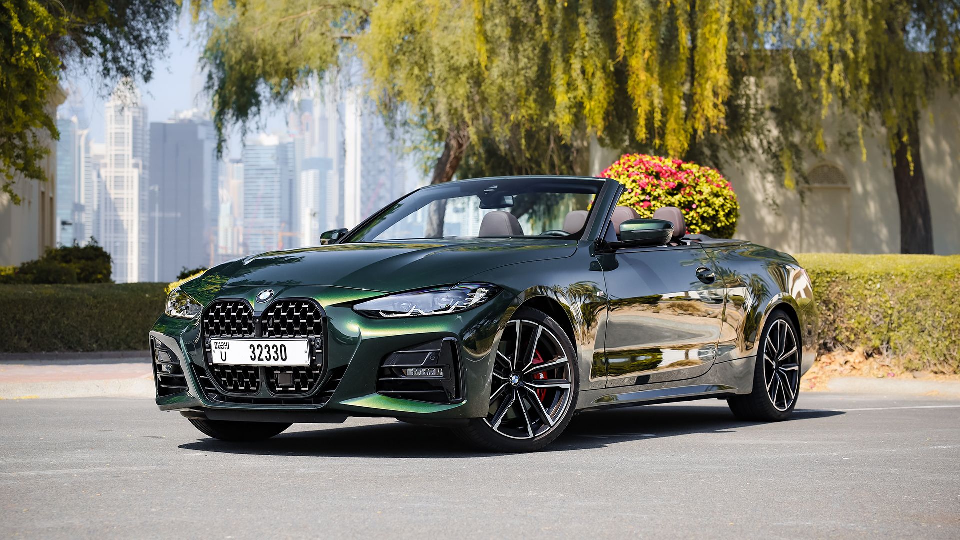 Rent a BMW 430i M Sport Green in Dubai - with or without driver ...