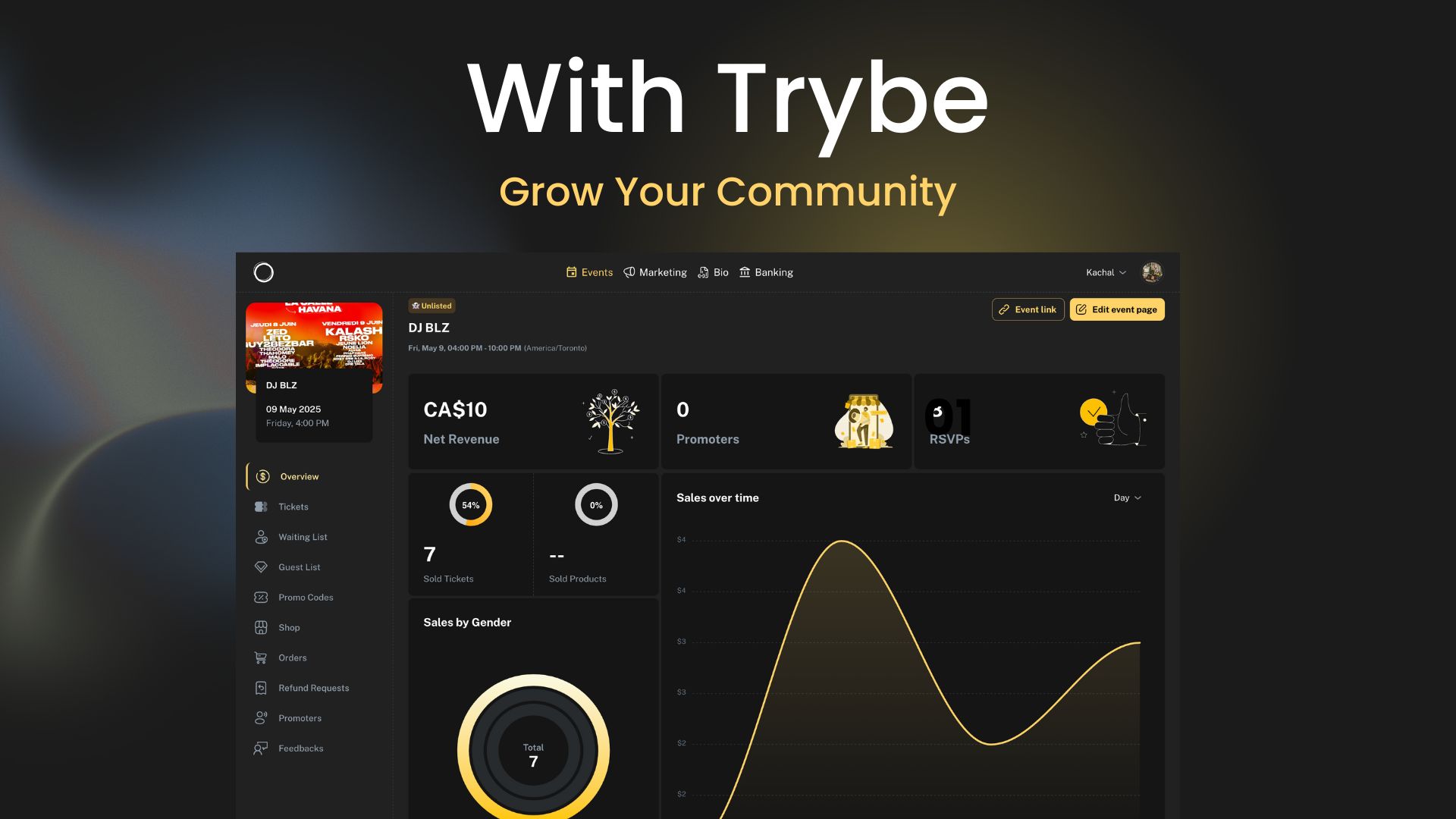 Trybe Nest - Professional Event Management Platform