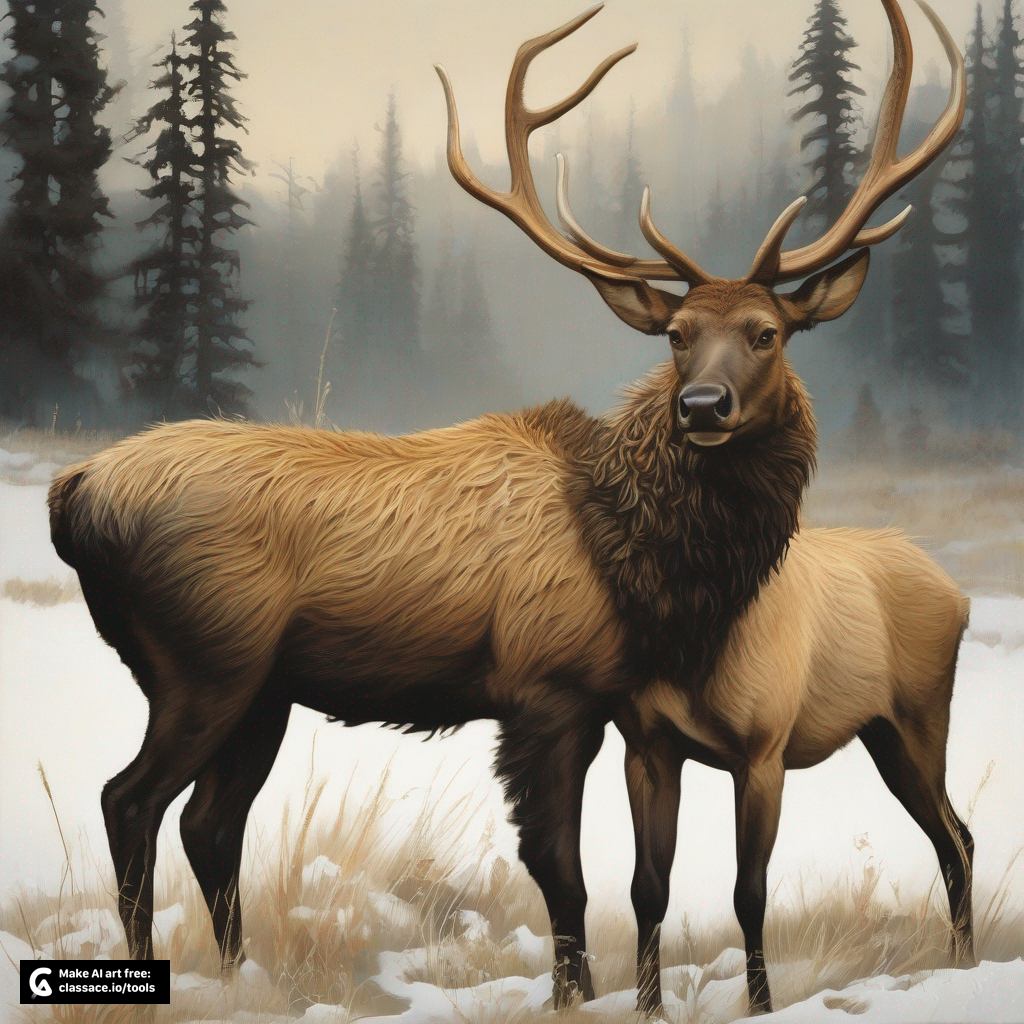 AI Images of The Orphan Boy and the Elk Dog
