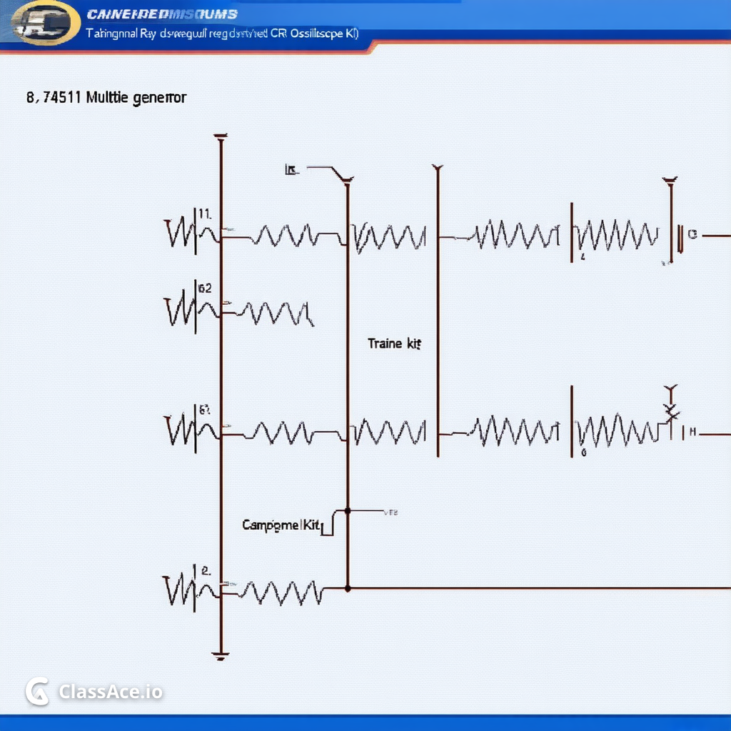 AI Images of Prompt: Designing a Circuit to Multiplex Signals and Observe the Waveforms on a ...