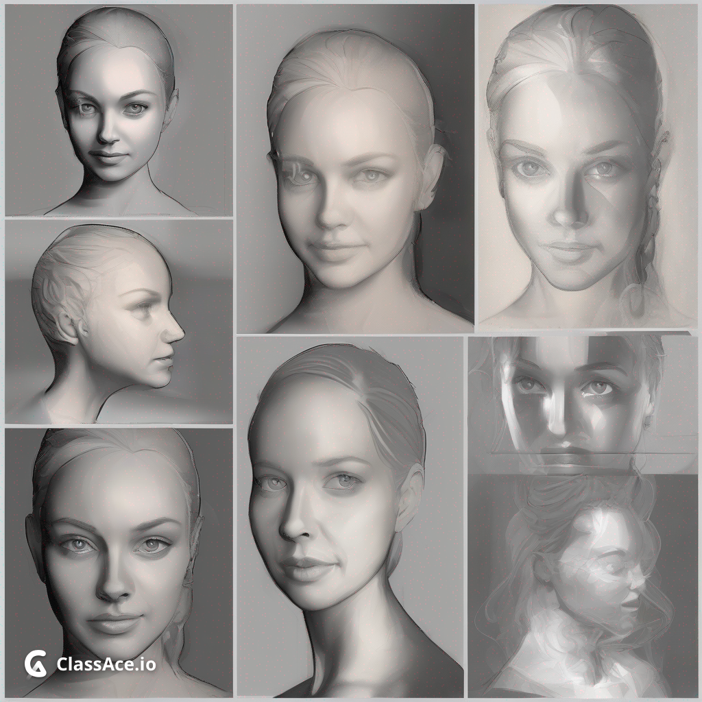 AI Images of Make a Portrait Scenary in Shadding