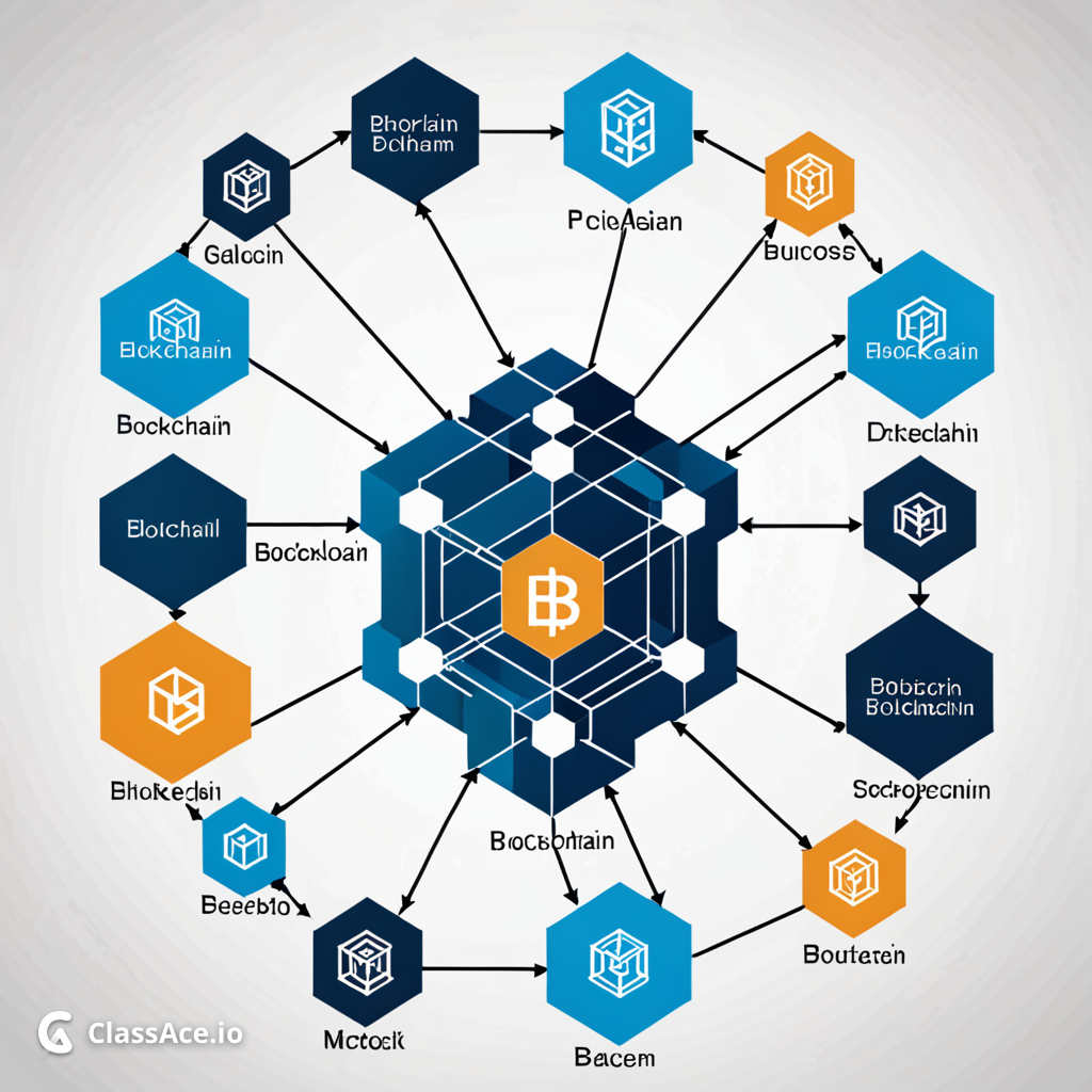 AI Images of Draw: Blockchain Architecture
