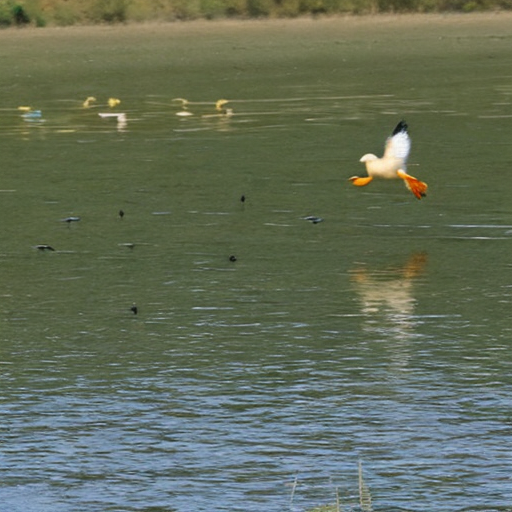 Answers to: man chasing a ducks.