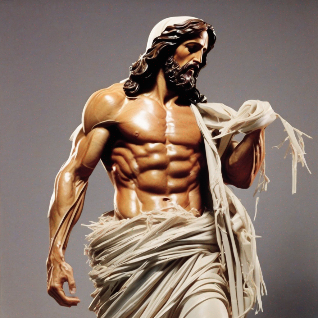 AI Images of Jesus With Shredded Muscles