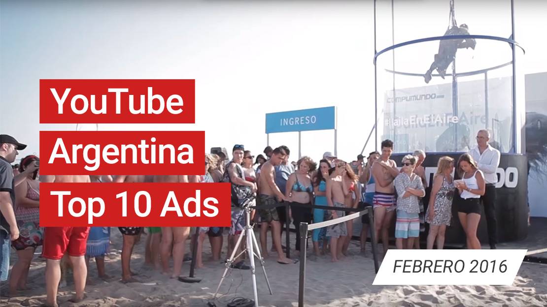 YouTube Ads Leaderboard Argentina Febrero 2016