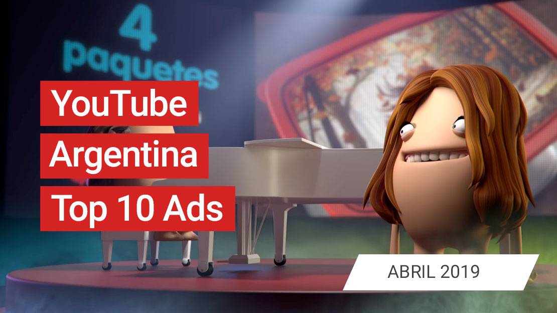 YouTube Ads Leaderboard Argentina Abril 2019
