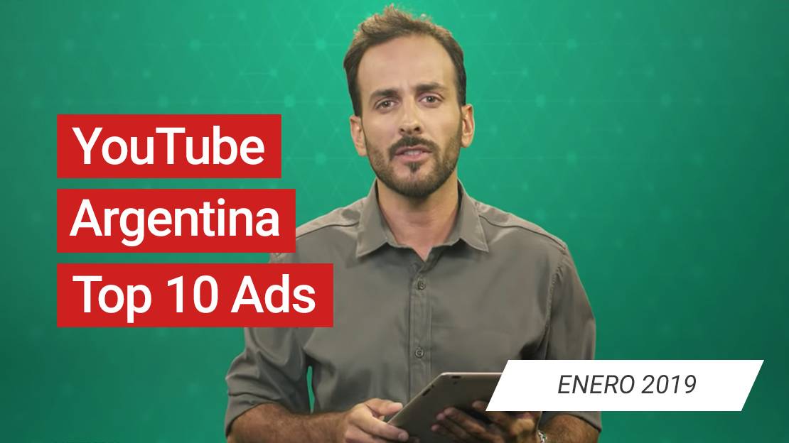 YouTube Ads Leaderboard Argentina Enero 2019