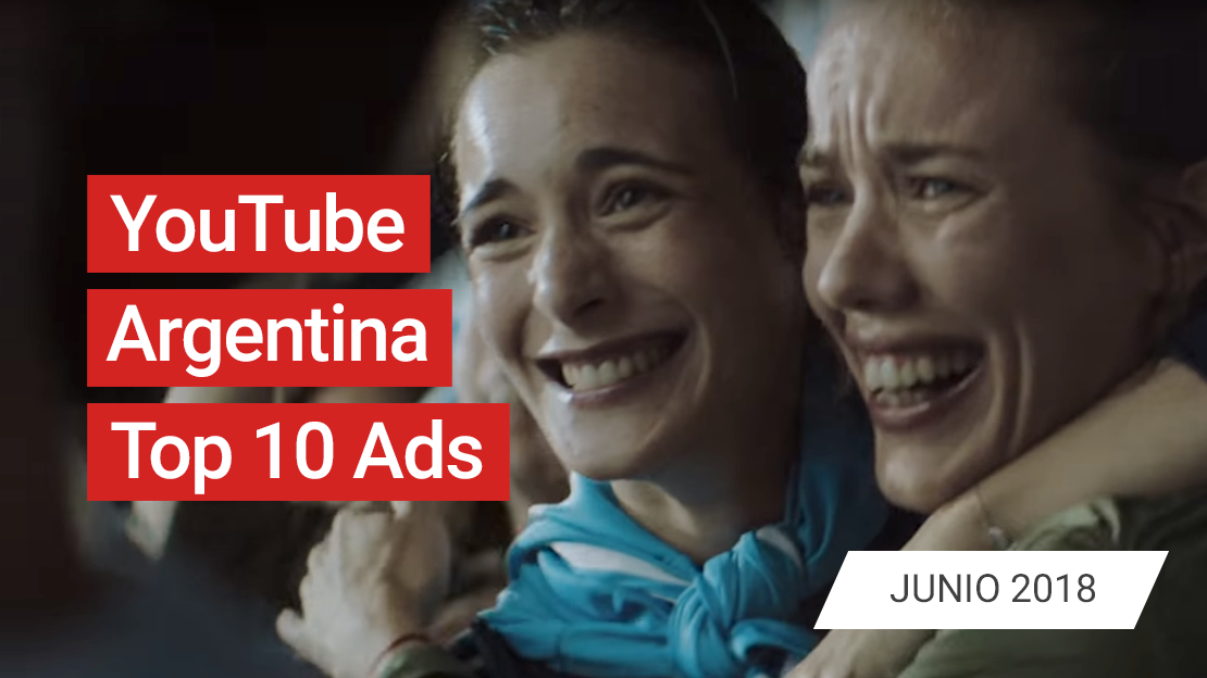 YouTube Ads Leaderboard Argentina Junio 2018
