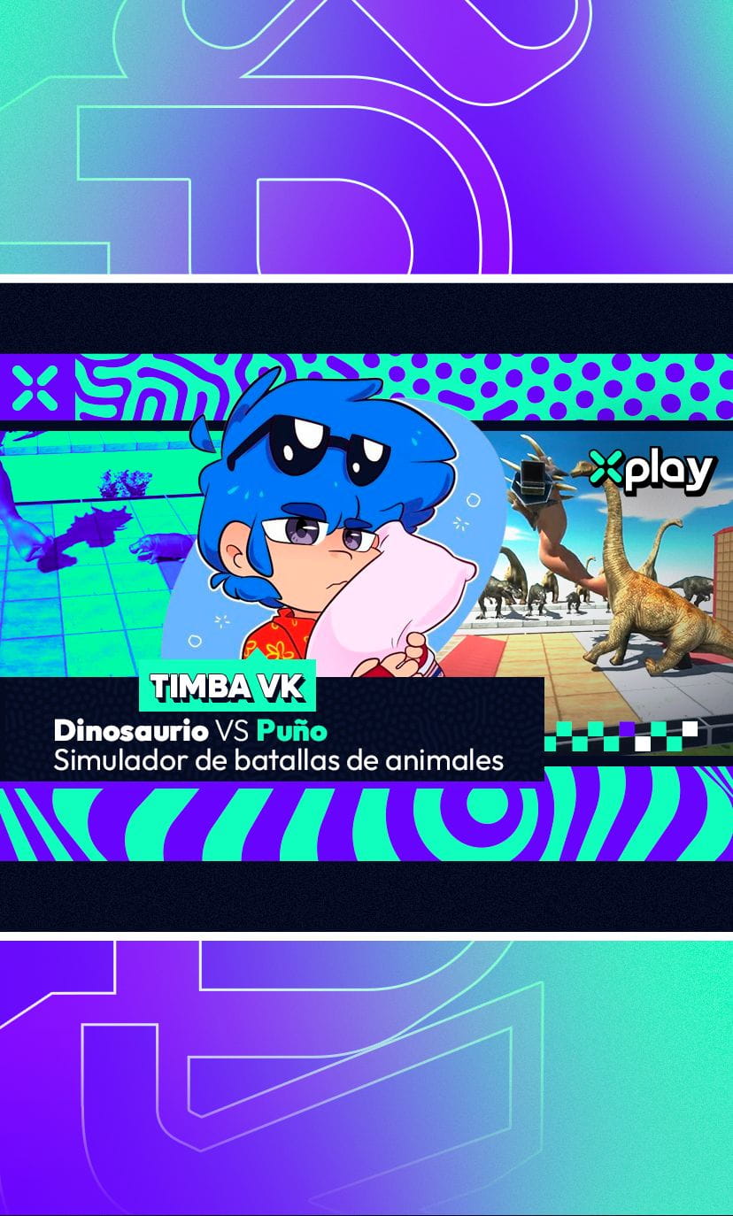 ubeat - TIMBA VK: "DINOSAURIO Vs PUÑO 🥊🦖SIMULADOR de BATALLAS de ANIMALES"