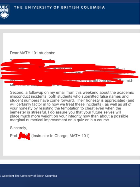 Math professor manhunt for cheating students proves successful