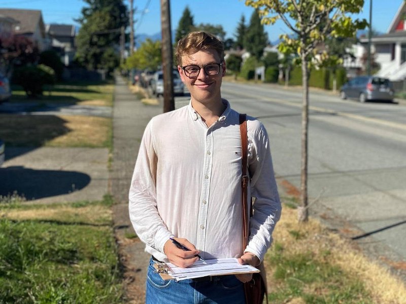 UBC student Carson Binda makes bid for seat in Vancouver Kingsway ...