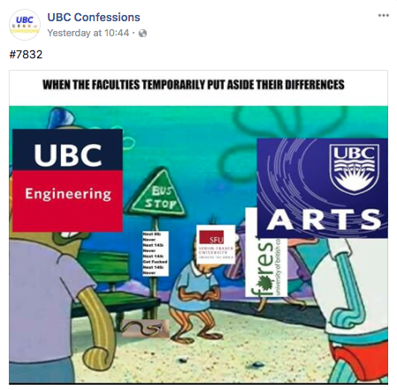 UBC and SFU are in a meme war and nobody is safe — not even Douglas College