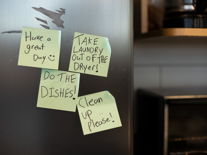 Passive aggressive notes to leave for your roommates