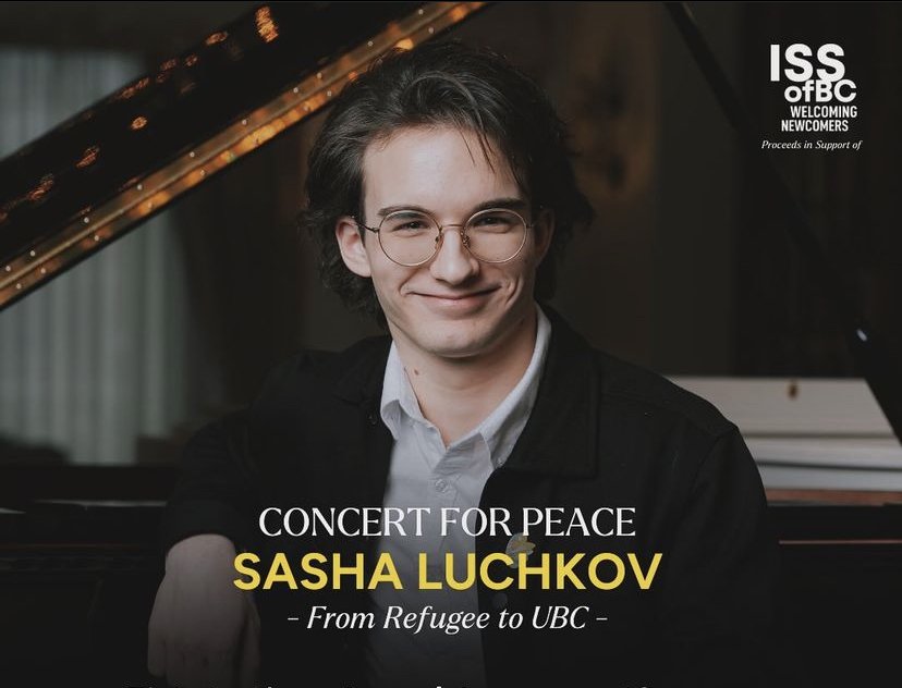 UBC student Sasha Luchkov plays for peace with Thrive Refuge