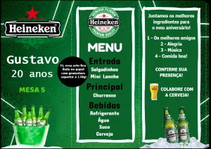 Menú del Triángulo de Heineken - Un increíble editor en línea para ...