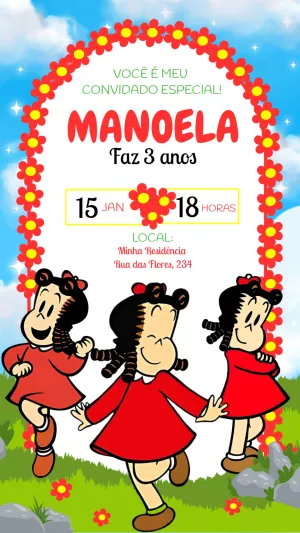 Little Lulu birthday invitation - An amazing online editor for you to ...