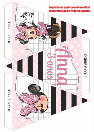 Minnie Mouse Birthday Banner - An amazing online editor for you to edit ...