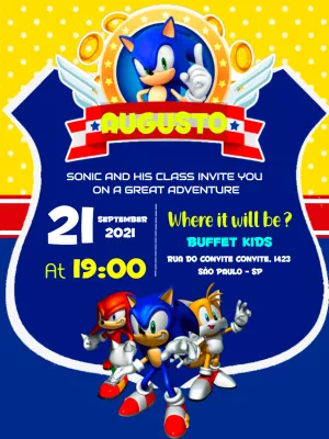 Make online invitation digital invitation sonic invitation