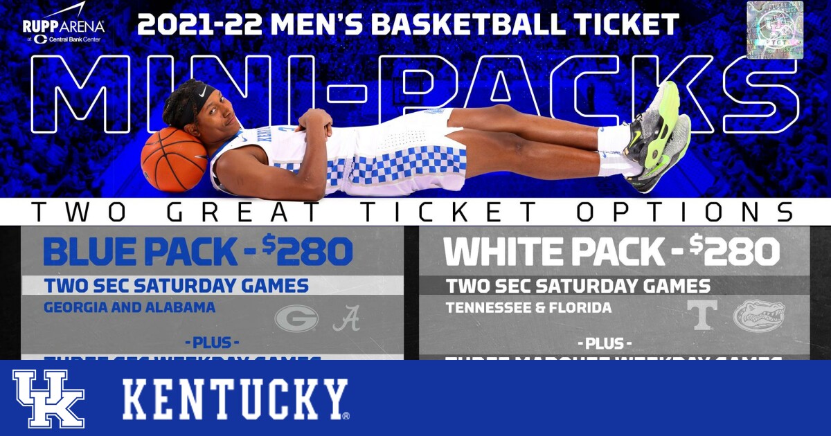Kentucky Men’s Basketball Mini-Packs On Sale Now – UK Athletics