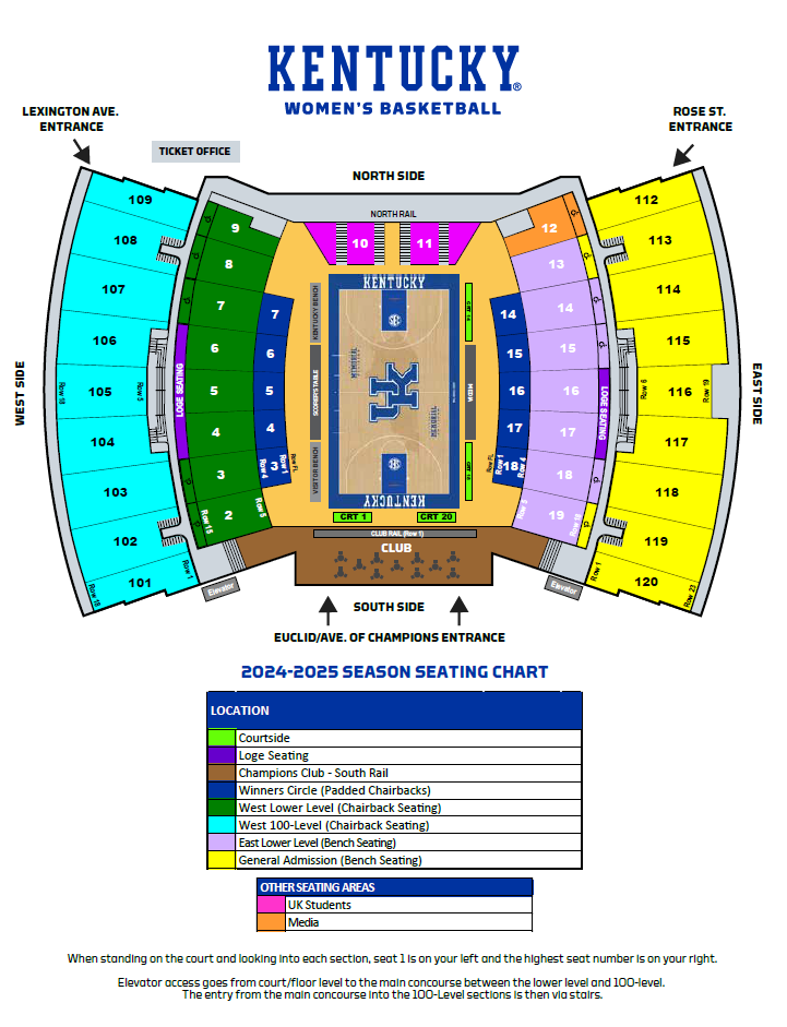 Lexington Memorial Coliseum Seating Chart Alltech Arena At Kentucky