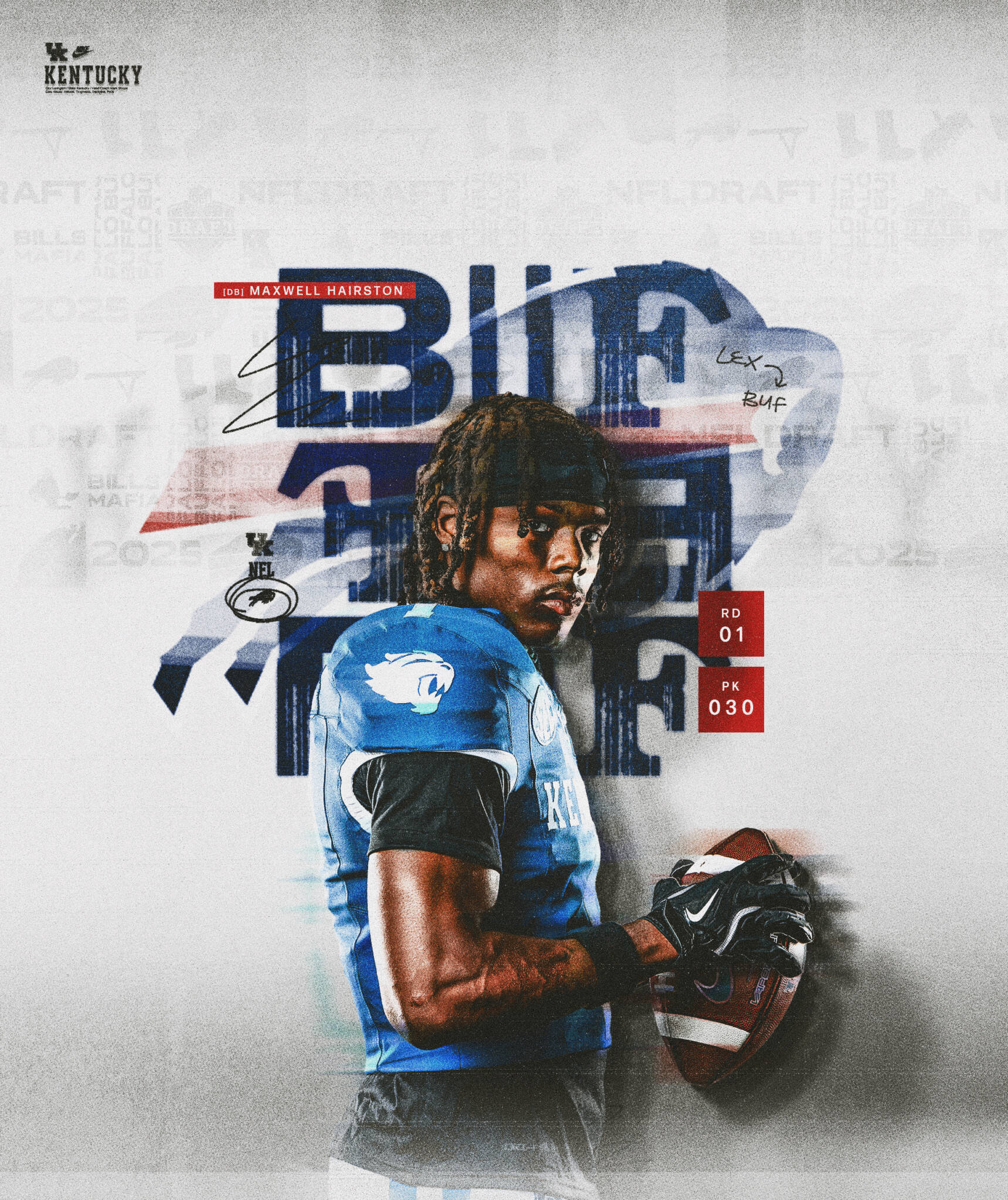 Maxwell Hairston Selected in NFL Draft First Round by Buffalo Bills ...