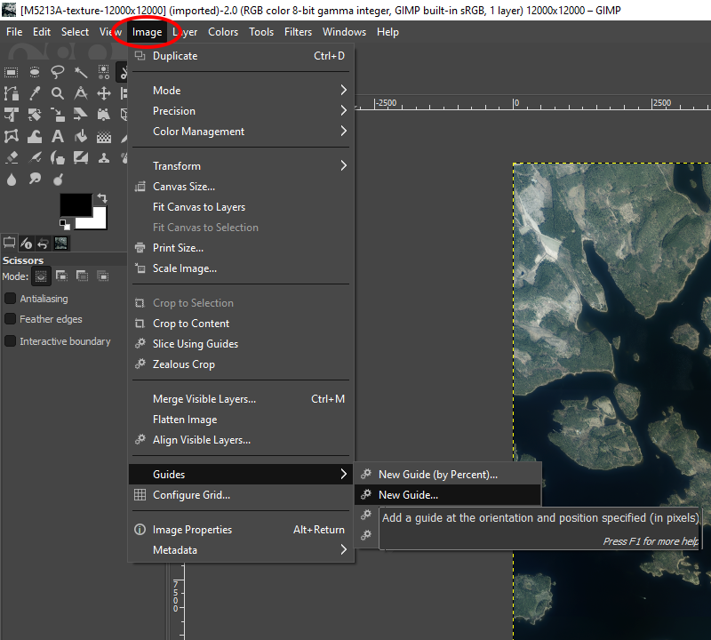 Slicing Images Using GIMP The Manual And Semi Automatical Way 