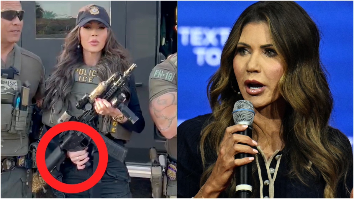 Particle News: Homeland Security Secretary Kristi Noem Criticized for ...