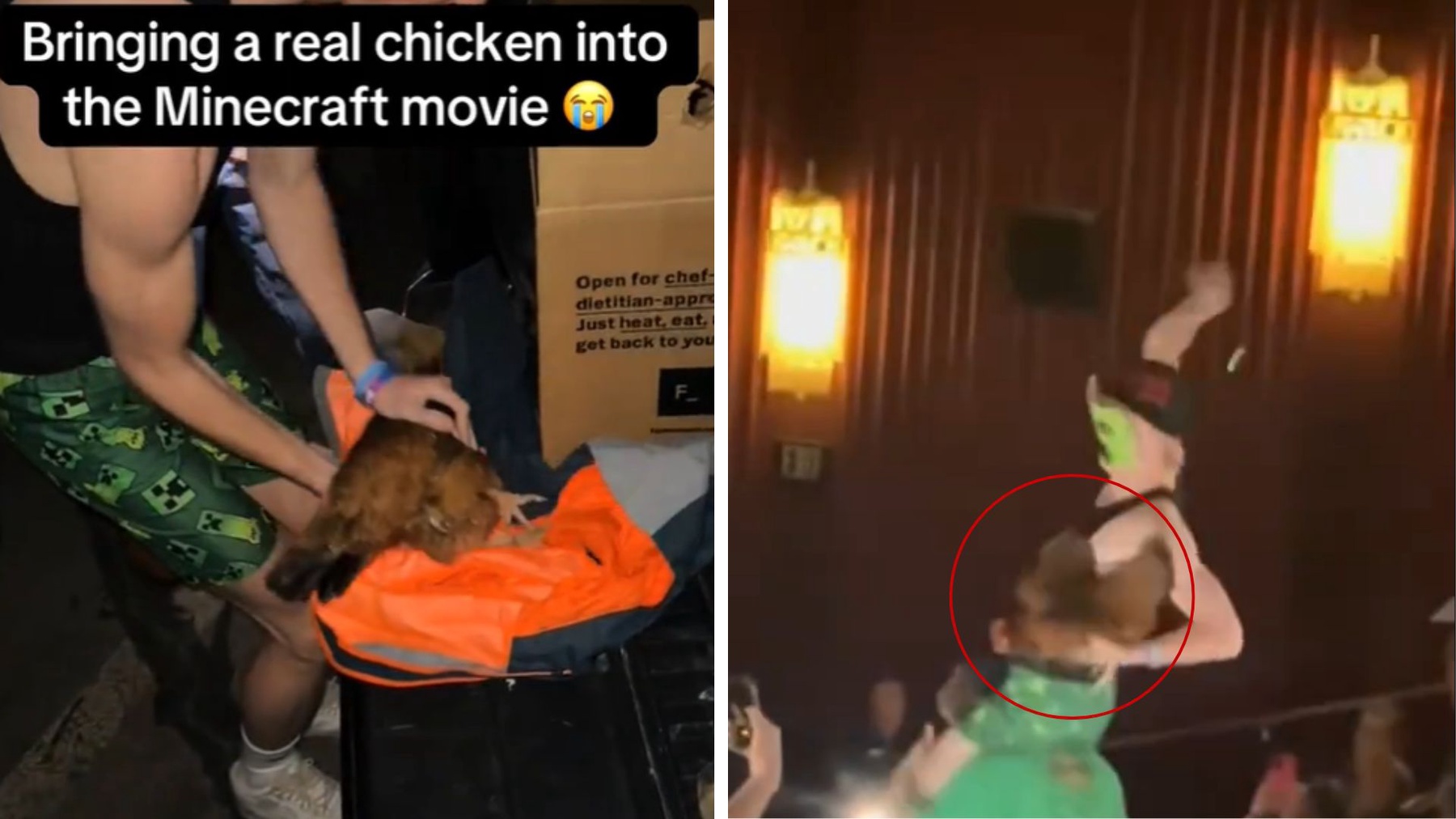 Particle News: ‘Chicken Jockey’ Incident from Minecraft Movie Sparks Viral Theater Disruptions