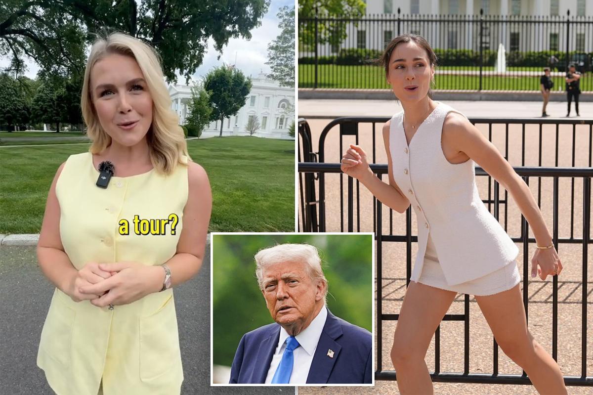 Particle News: Running Influencer Kate Mackz’s White House Tour with ...