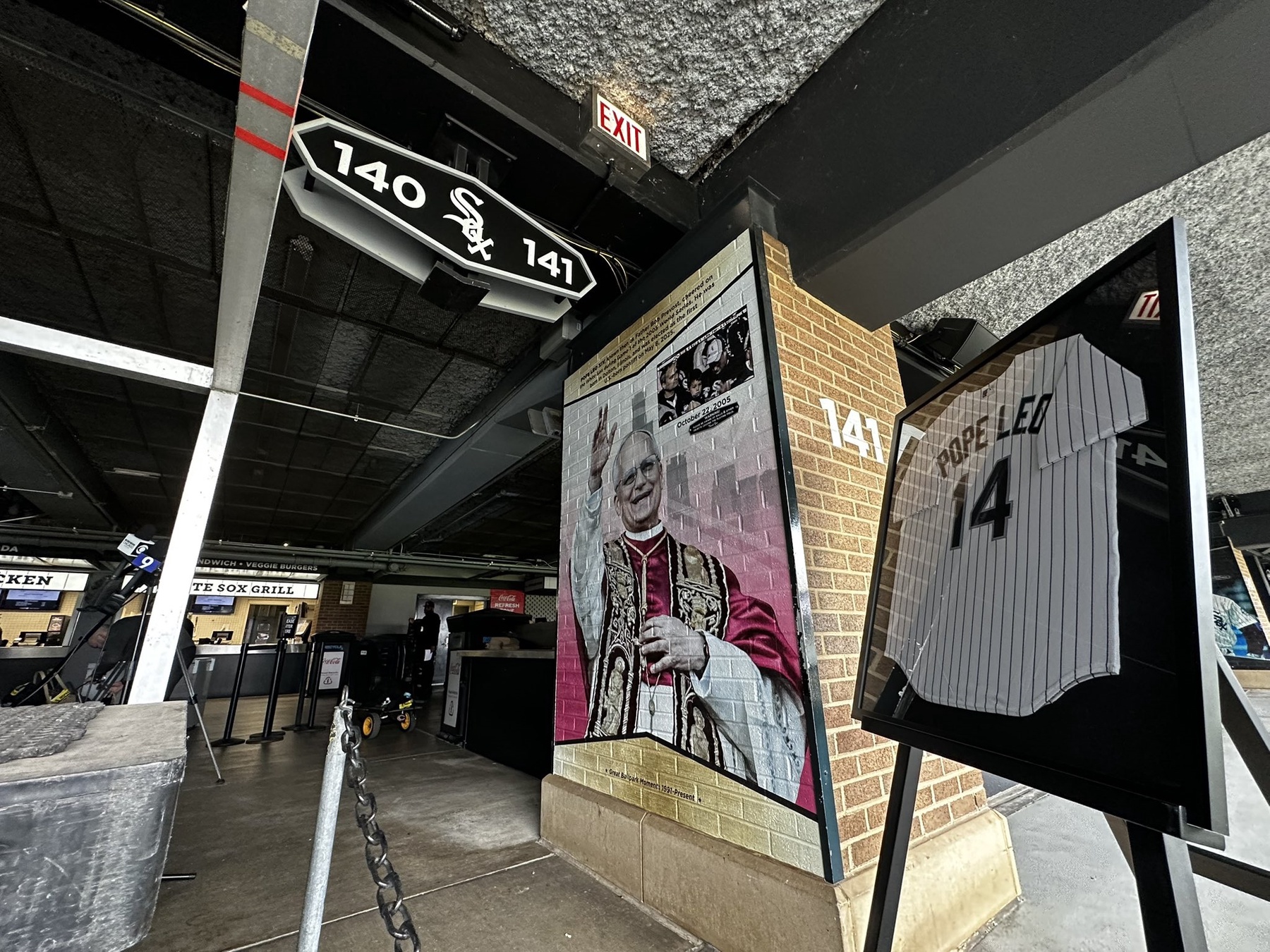 Particle News: White Sox Honor Pope Leo XIV with Permanent Ballpark Tribute