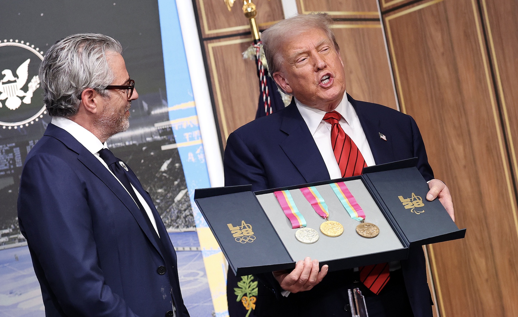 Particle News: Trump Creates White House Task Force to Oversee 2028 Los ...