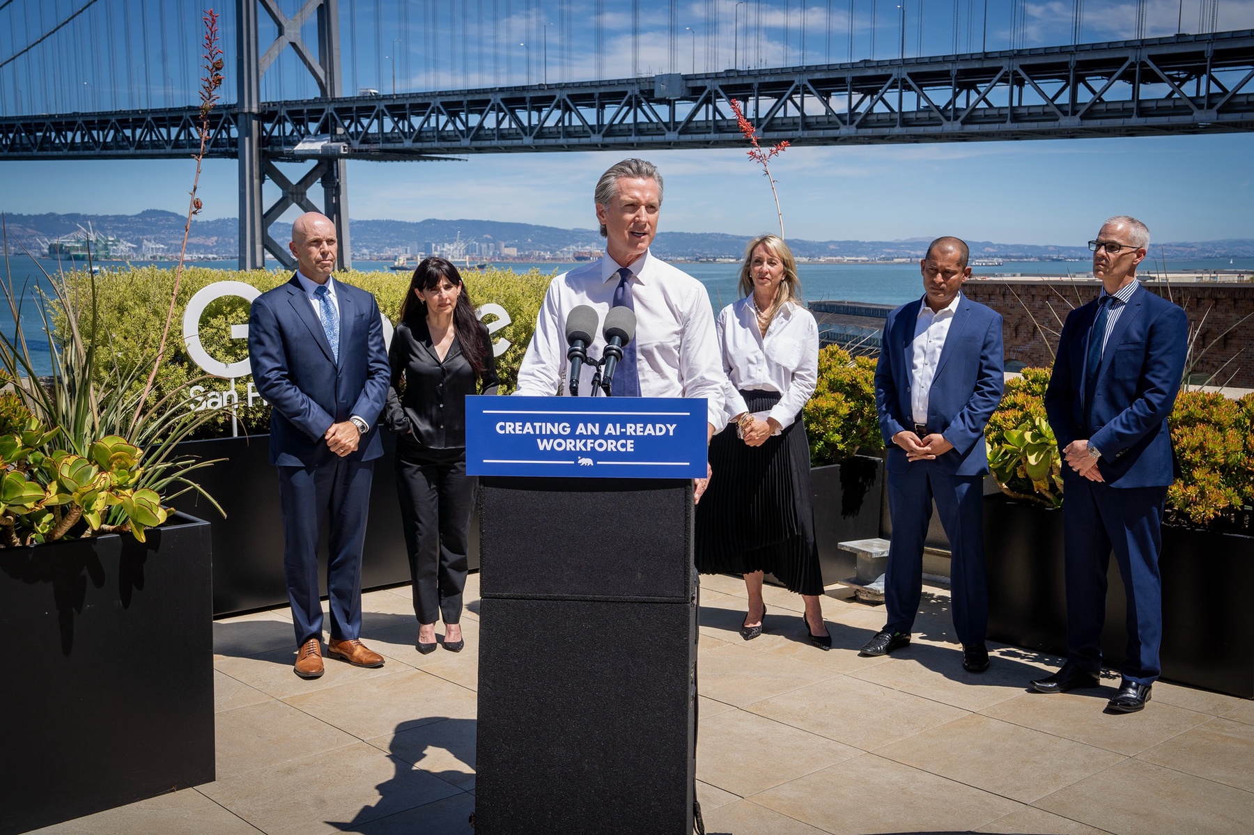 Particle News: Newsom Secures Free AI Partnerships With Google, Adobe, IBM and Microsoft for ...