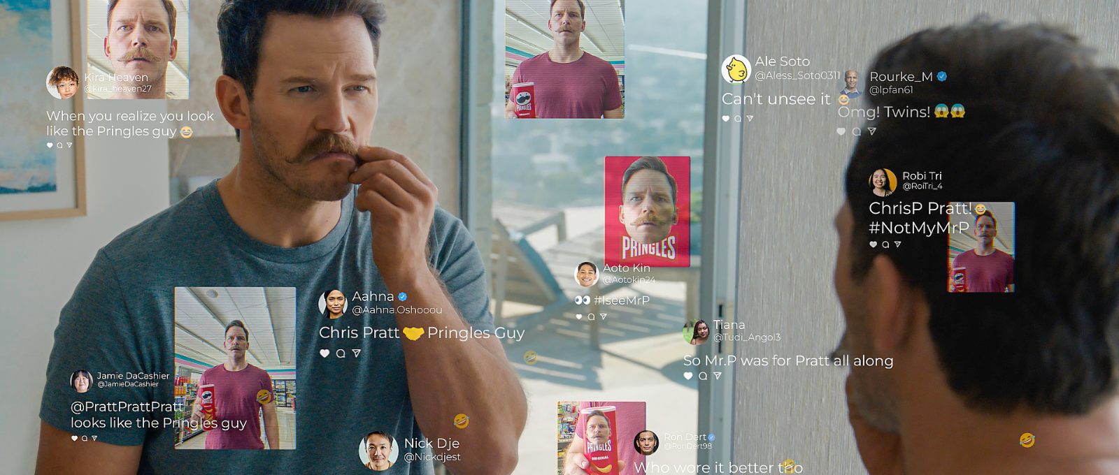 Particle: Chris Pratt Transforms into Pringles Mascot for Super Bowl Ad