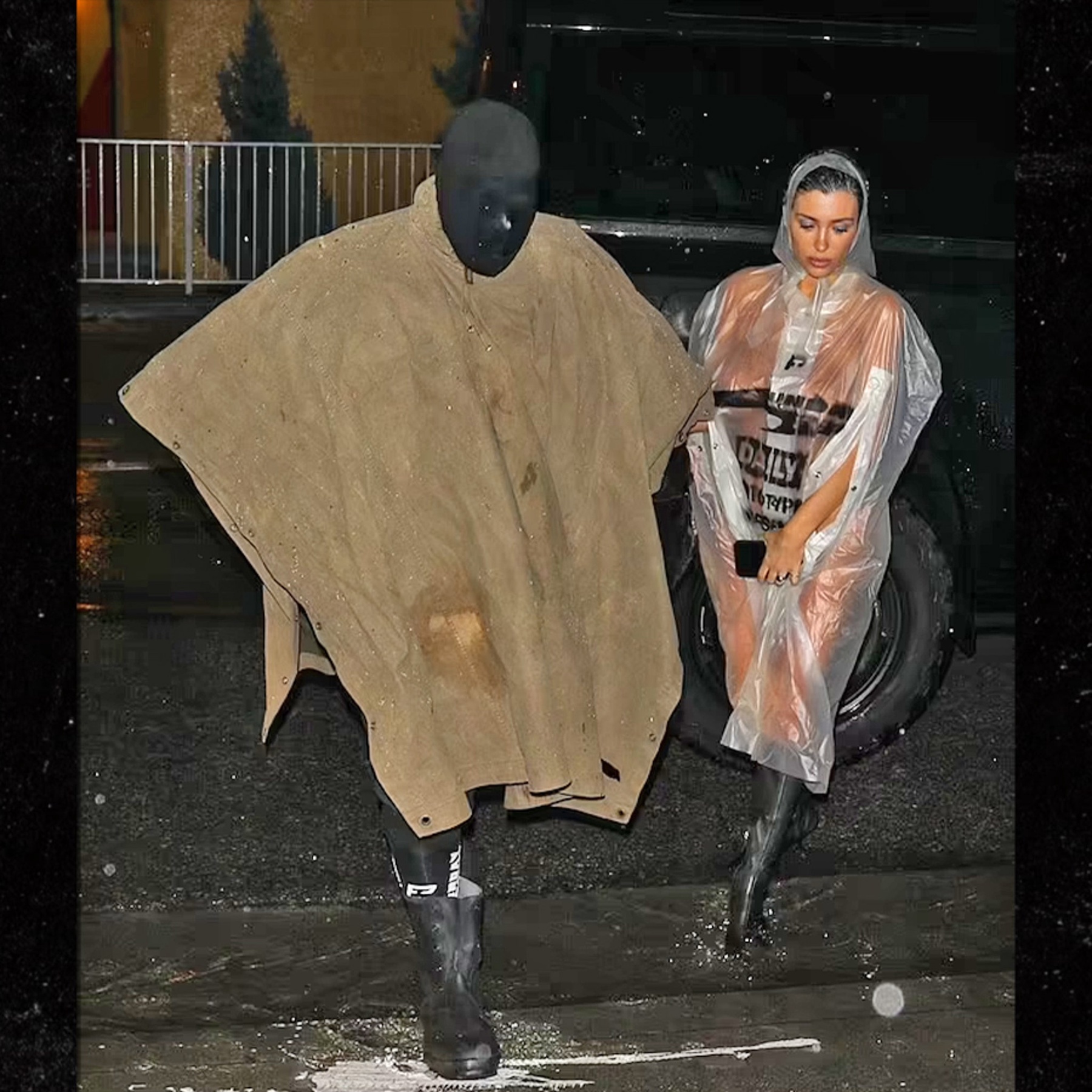 Particle News: Bianca Censori Dons Transparent Raincoat Amid Historic ...