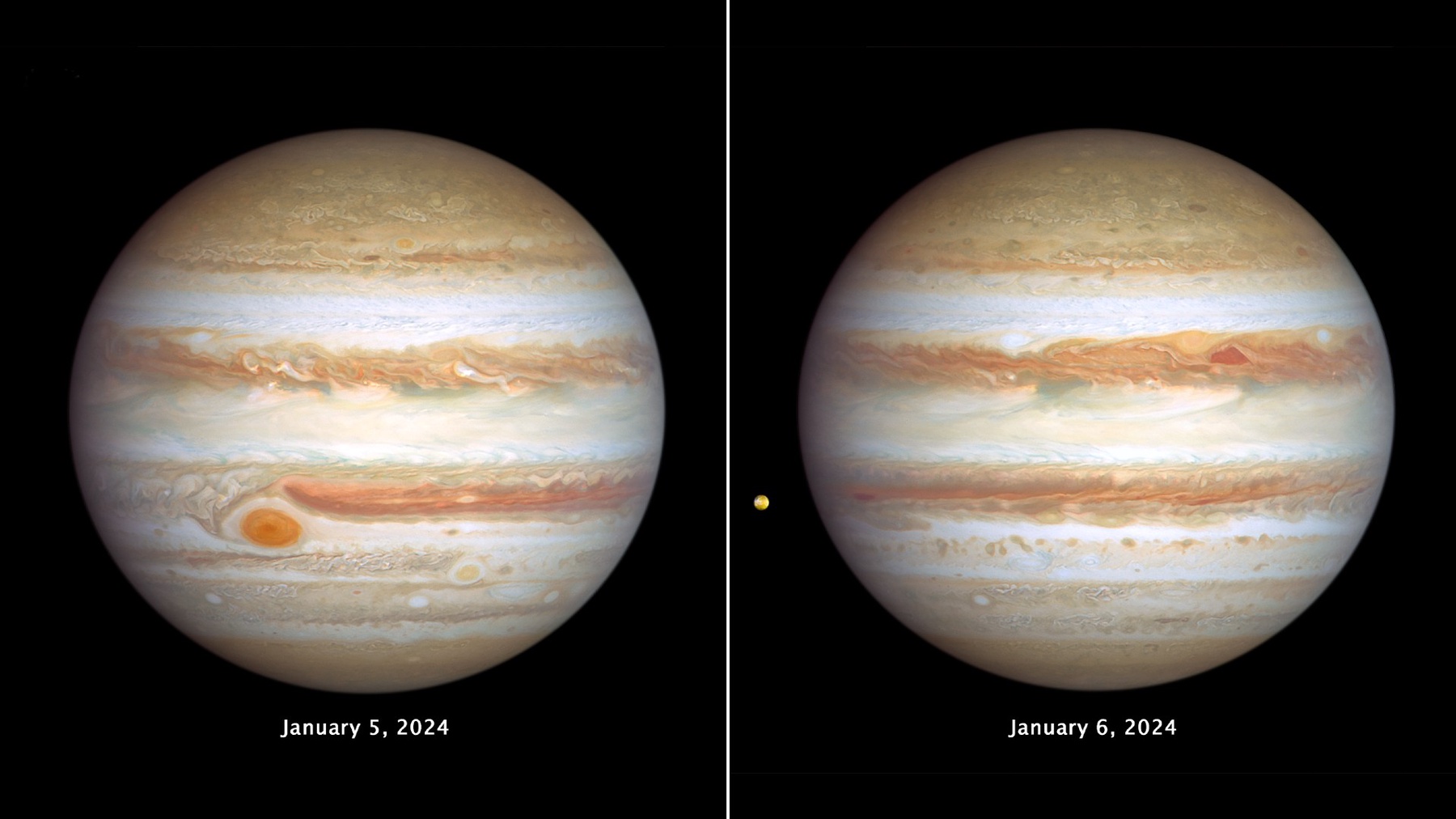 Particle News: Hubble Reveals Jupiter's Dynamic Weather and Shrinking ...