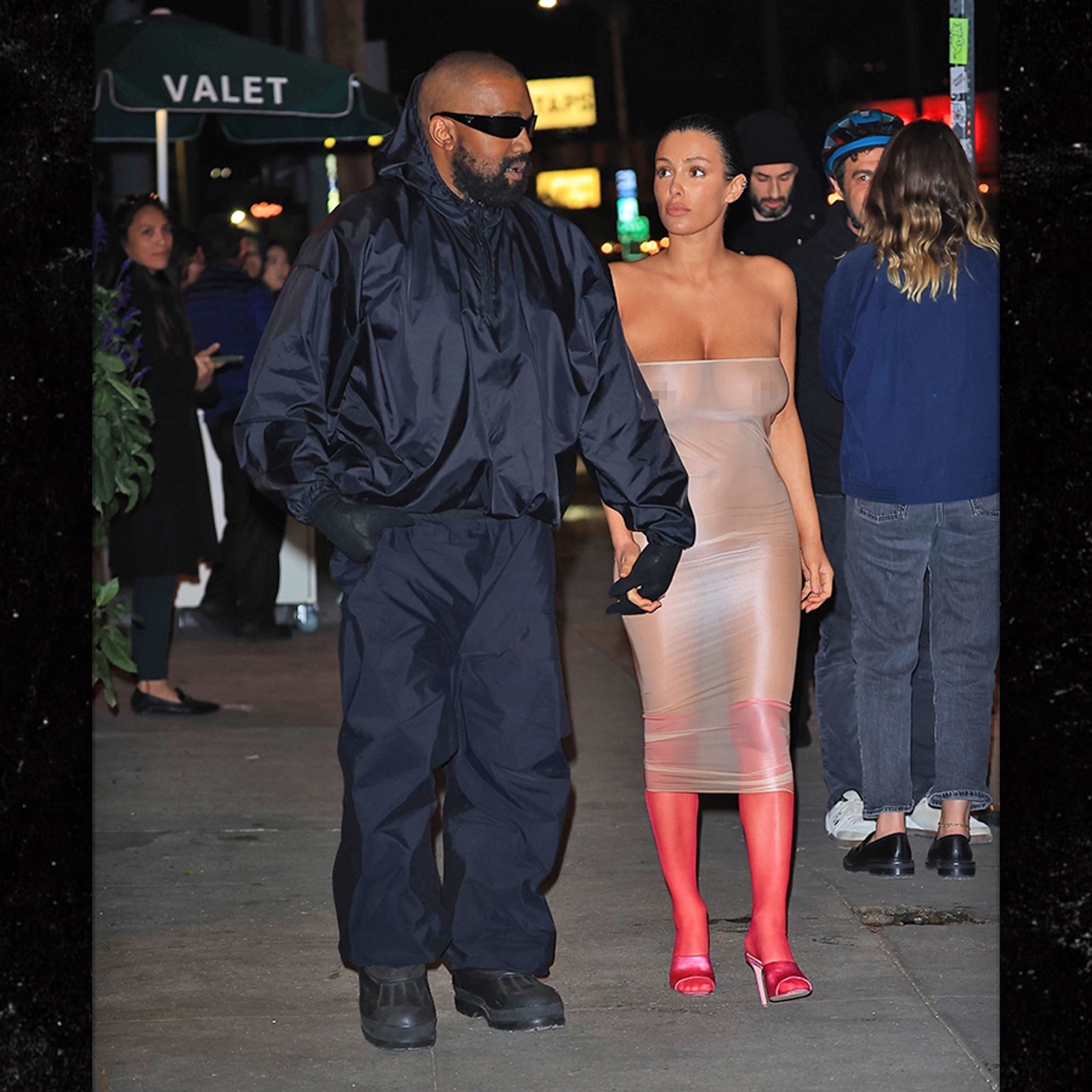 Particle News: Bianca Censori Stuns in Sheer Outfit During Outing with Kanye West