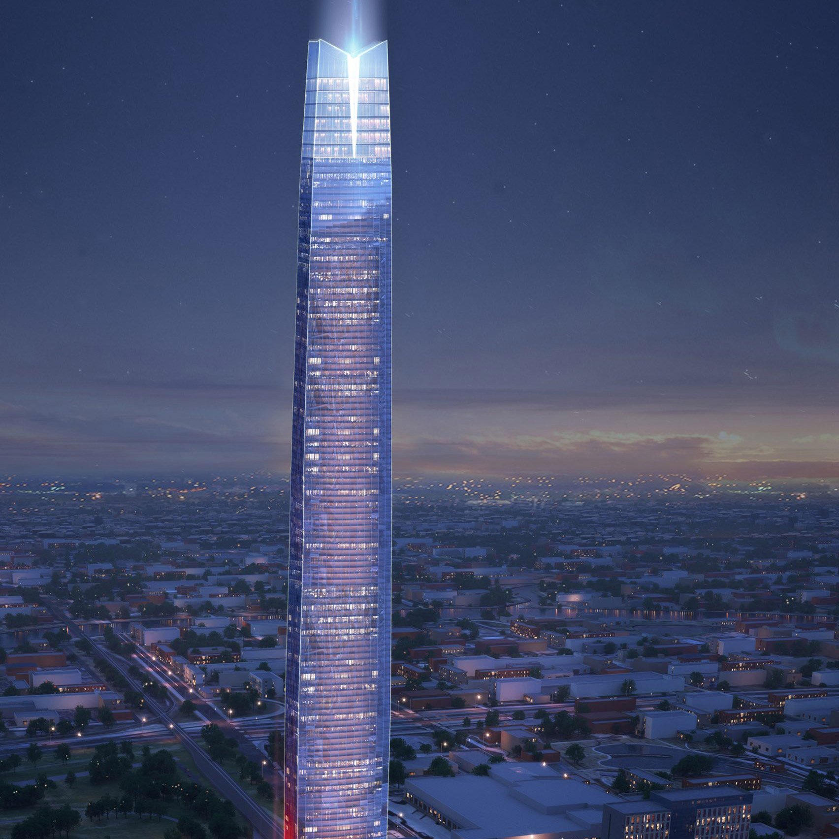 Particle News: Oklahoma City Set to Build America's Tallest Skyscraper