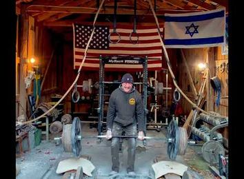 Heaviest Double-Underhand Hook Grip Deadlift (Below-Knee Start, Age 60 ...