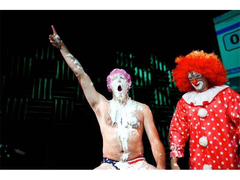 Pie In The Face Prank Clown
