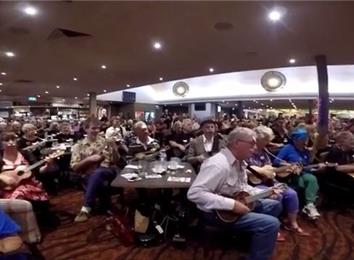 Most People Playing Ukuleles While Wearing Fake Mustaches | World ...