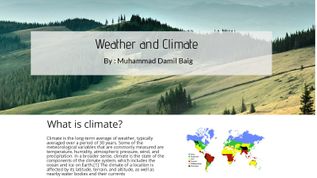 Weather and Climate on emaze