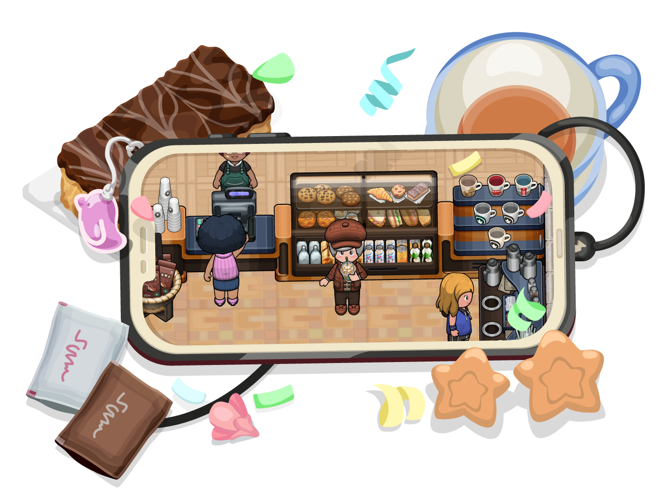 Game/UI Design and Art - Little Sim World UI