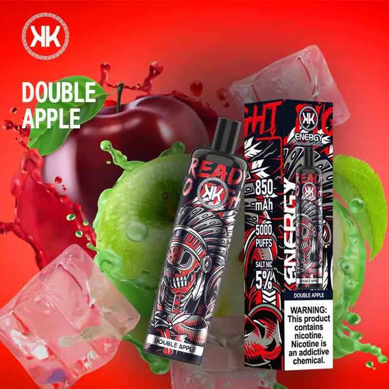 Get Your Fix of Double Apple Flavor with KK Energy 5000 Puffs ...
