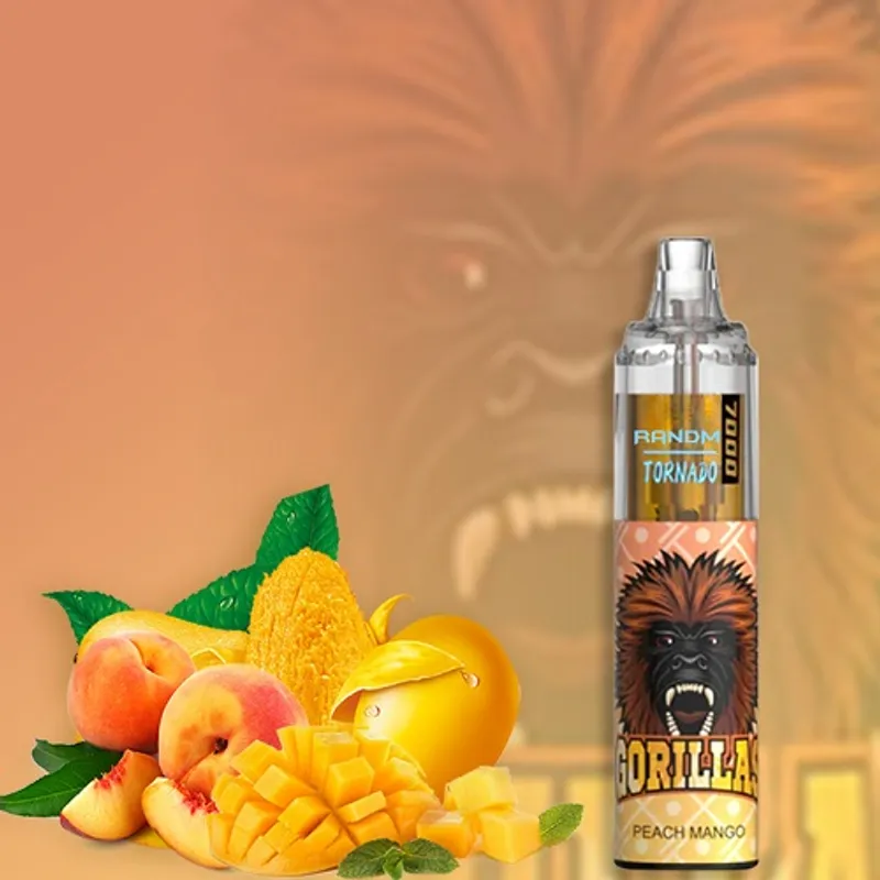 Refreshing Peach Mango - R and M Tornado 7000 Puffs | Vapesoko Nairobi