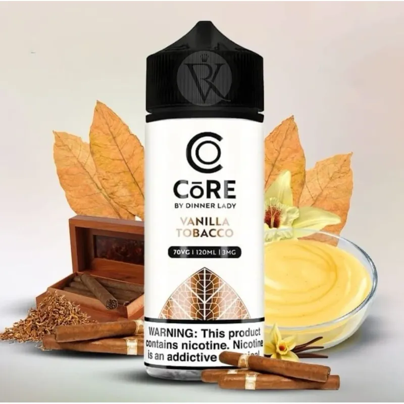 Shop Creamy Vanilla Tobacco Core Dinner Lady 120ml | Vapesoko Nairobi
